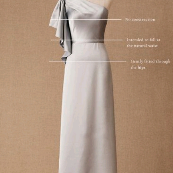 BHLDN | Dresses | New Monique Lhuillier Clarelle Dressgown Formal ...